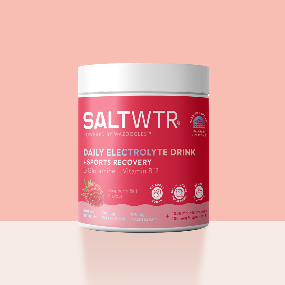 SaltWTR Daily Electrolytes 40 Serving Tub - Raspberry Salt | Sports Re ...